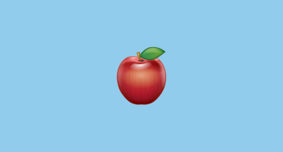 🍎 Red Apple Emoji on WhatsApp 2.22.8.79