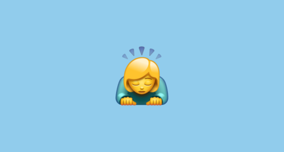 🙇‍♀️ Mulher Fazendo Reverência Emoji on WhatsApp 2.22.8.79