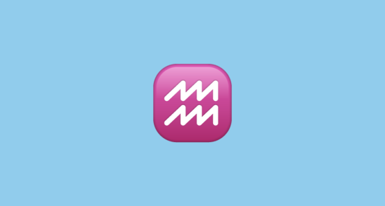 ♒ Wassermann (Sternzeichen) Emoji on WhatsApp 2.23.2.72