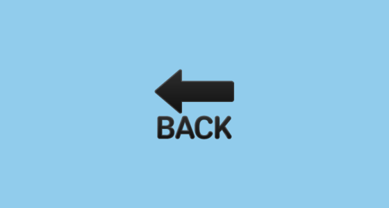 🔙 Back Arrow Emoji on WhatsApp 2.23.2.72
