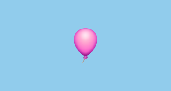 🎈 Balloon Emoji on WhatsApp 2.23.2.72