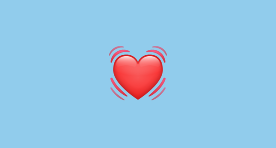 💓 Kloppend Hart Emoji on WhatsApp 2.23.2.72