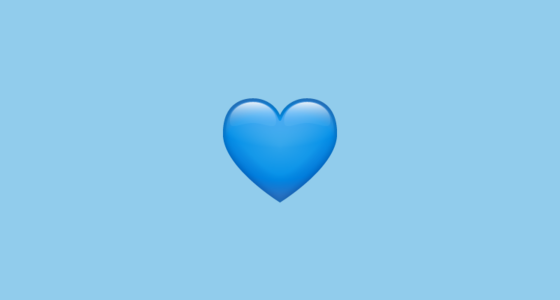 💙 Blauw Hart Emoji on WhatsApp 2.23.2.72