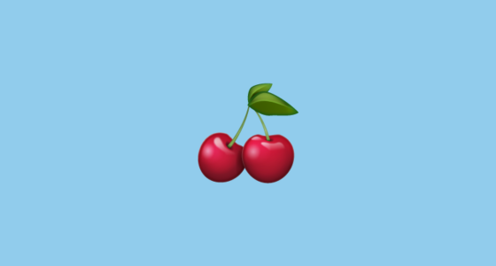 🍒 Kirschen Emoji on WhatsApp 2.23.2.72