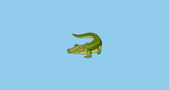 🐊 Cocodrilo Emoji on WhatsApp 2.23.2.72