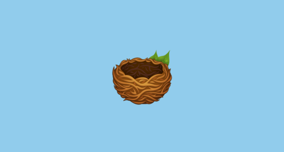 🪹 Empty Nest Emoji on WhatsApp 2.23.2.72