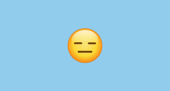 😑 Expressionless Face Emoji on WhatsApp 2.23.2.72