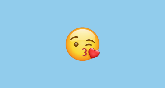 😘 Visage Envoyant Un Bisou Emoji on WhatsApp 2.23.2.72