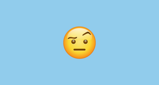 🤨 Face with Raised Eyebrow Emoji on WhatsApp 2.23.2.72