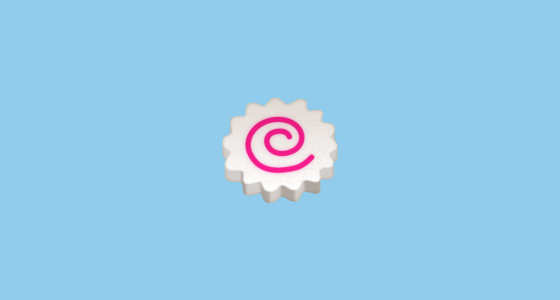 🍥 Fish Cake with Swirl Emoji on WhatsApp 2.23.2.72