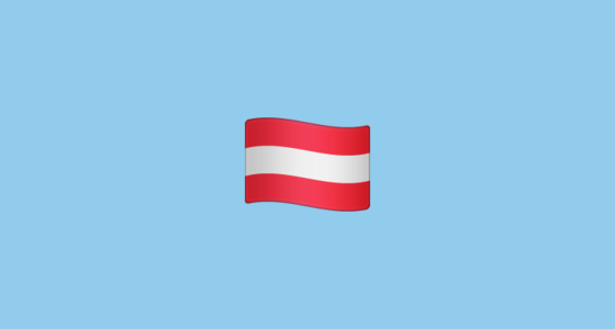 🇦🇹 Bandeira: Áustria Emoji on WhatsApp 2.23.2.72
