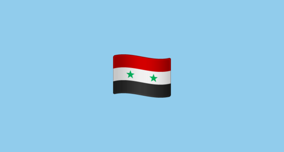 🇸🇾 Bandera: Siria Emoji on WhatsApp 2.23.2.72