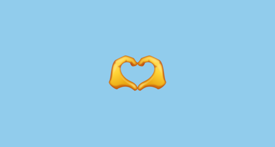 🫶 Hender Som Former Et Hjerte Emoji on WhatsApp 2.23.2.72