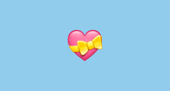 💝 Corazón Con Lazo Emoji on WhatsApp 2.23.2.72