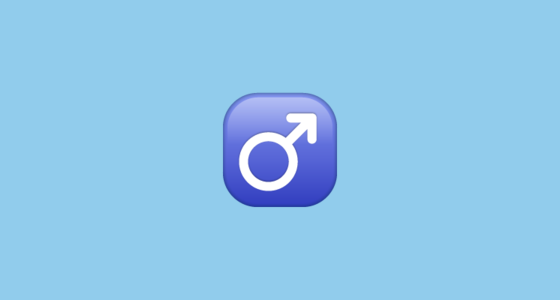 ♂️ Male Sign Emoji on WhatsApp 2.23.2.72