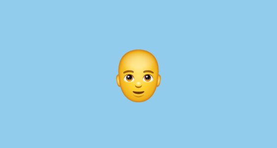 👨‍🦲 Uomo: Calvo Emoji on WhatsApp 2.23.2.72