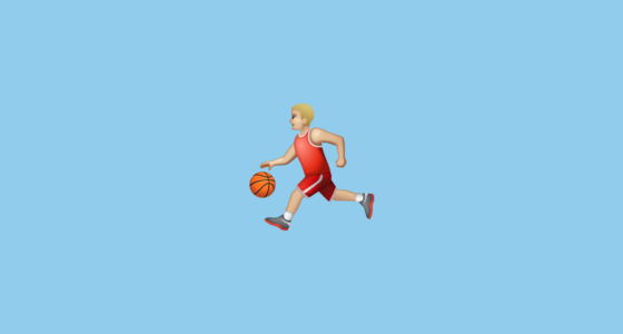 ⛹🏼‍♂️ Man Bouncing Ball: Medium-Light Skin Tone Emoji on WhatsApp 2.23.2.72
