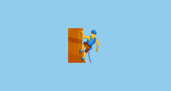 🧗‍♂️ Man Climbing Emoji on WhatsApp 2.23.2.72