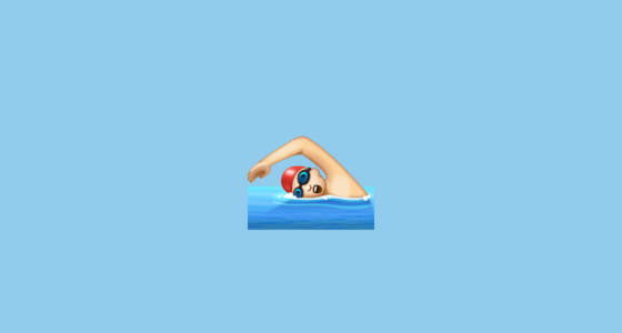 🏊🏻‍♂️ Man Swimming: Light Skin Tone Emoji on WhatsApp 2.23.2.72