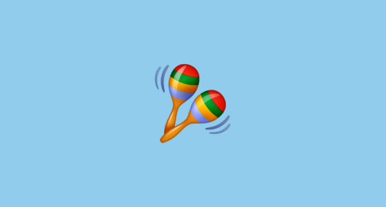 Maracas Emoji on WhatsApp 2.23.2.72