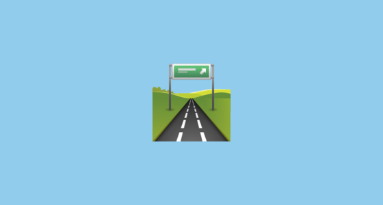 🛣️ Motorway Emoji on WhatsApp 2.23.2.72