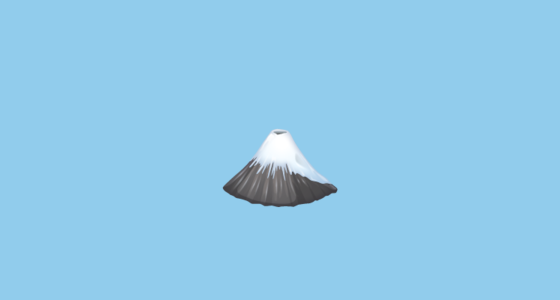 🗻 Berg Fuji Emoji on WhatsApp 2.23.2.72