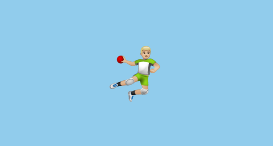 🤾🏼 Person Playing Handball: Medium-Light Skin Tone Emoji on WhatsApp 2 ...