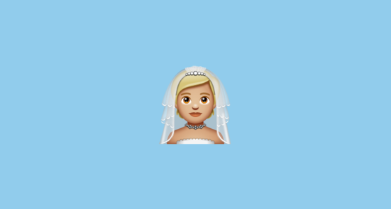 👰🏼 Person with Veil: Medium-Light Skin Tone Emoji on WhatsApp 2.23.2.72