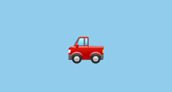 🛻 Pickup Truck Emoji on WhatsApp 2.23.2.72