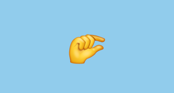 🤏 Pinching Hand Emoji on WhatsApp 2.23.2.72