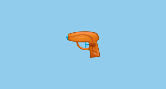 🔫 Waterpistool Emoji on WhatsApp 2.23.2.72