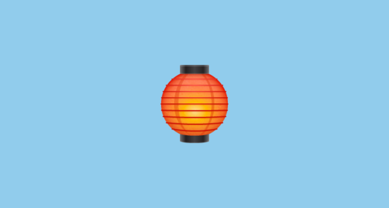 🏮 Red Paper Lantern Emoji on WhatsApp 2.23.2.72