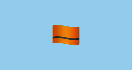 🏳‍🟧‍⬛‍🟧 Refugee Nation Flag Emoji on WhatsApp 2.23.2.72