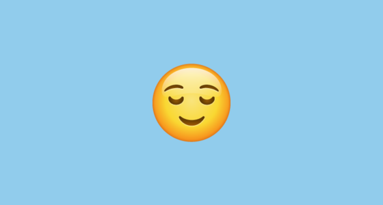 😌 Relieved Face Emoji on WhatsApp 2.23.2.72