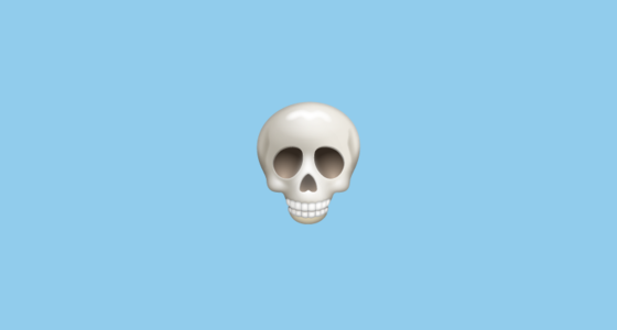 💀 Calavera Emoji on WhatsApp 2.23.2.72