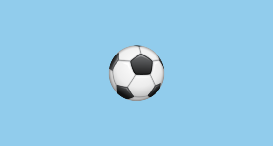 ⚽ Bola De Futebol Emoji on WhatsApp 2.23.2.72