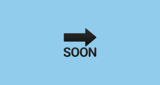 🔜 Flecha Soon Emoji on WhatsApp 2.23.2.72