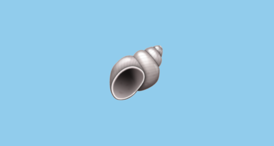 🐚 Spiral Shell Emoji on WhatsApp 2.23.2.72