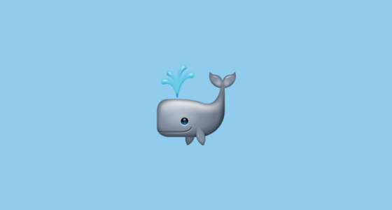 🐳 Spouting Whale Emoji on WhatsApp 2.23.2.72