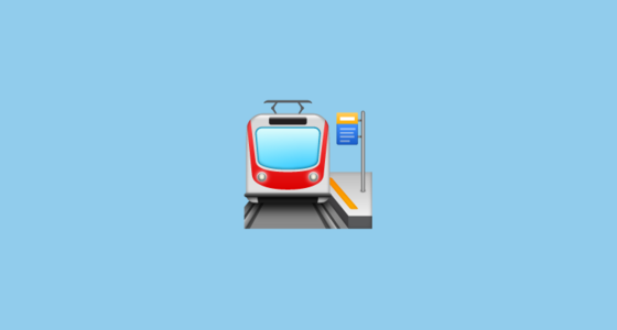 🚉 Bahnhof Emoji on WhatsApp 2.23.2.72