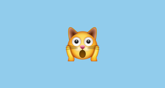 🙀 Weary Cat Emoji on WhatsApp 2.23.2.72