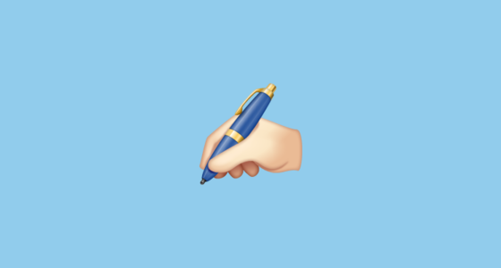 🏻 Main Qui Écrit: Peau Claire Emoji on WhatsApp 2.23.2.72
