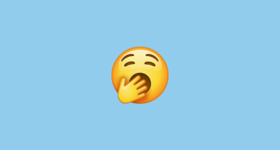 🥱 Faccina Che Sbadiglia Emoji on WhatsApp 2.23.2.72