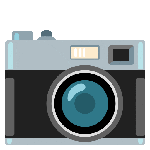 📸 Camera with Flash on Noto Color Emoji, Animated 16.0