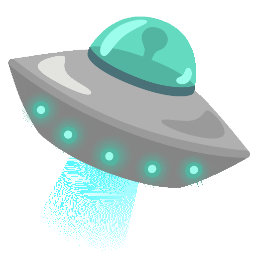 🛸 Flying Saucer on Noto Color Emoji, Animated 16.0