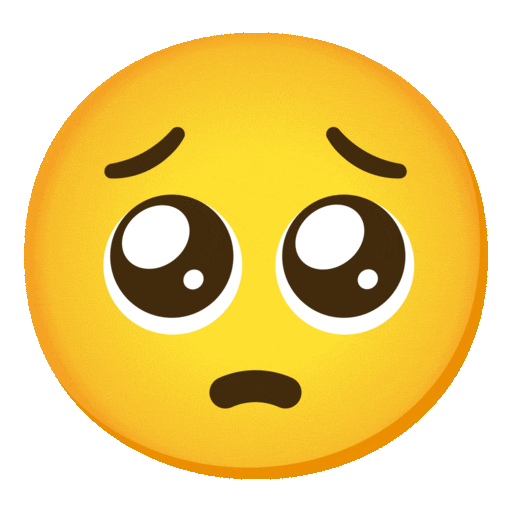 Noto Color Emoji, Animated 16.0의 🥺 애원하는 얼굴