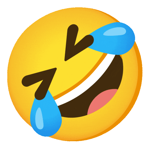 🤣 Rolling on the Floor Laughing on Noto Color Emoji, Animated 16.0