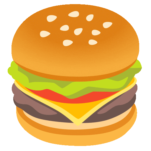 🍔 Hambúrguer em Noto Color Emoji, Animated 17.0