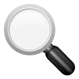 🔍 Magnifying Glass Tilted Left on Apple iOS 10.0