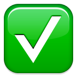 Check Mark Button on Apple iOS 10.0